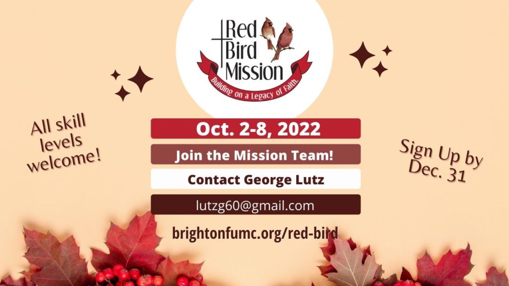 Upcoming Events – First United Methodist Church-Brighton & Whitmore ...