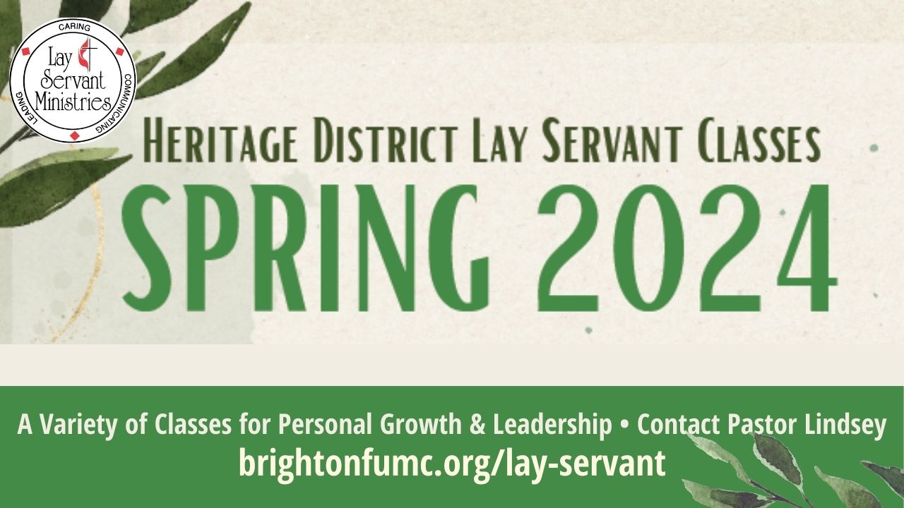 Lay Servant Ministries - First United Methodist Church-Brighton ...
