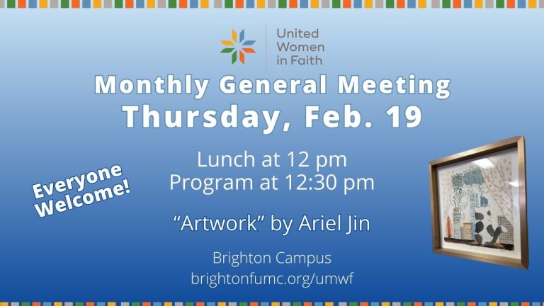 UMWF: Artwork & Luncheon - First United Methodist Church-Brighton ...